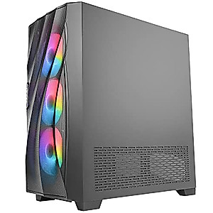 Antec DF700, Mid Tower Computer Case, ATX Gaming Case, USB3.0 x 2, 360 mm Radiator Support, 3 x 120 mm ARGB, 1 x 120 mm Reverse & 1 x 120 mm Fans Included