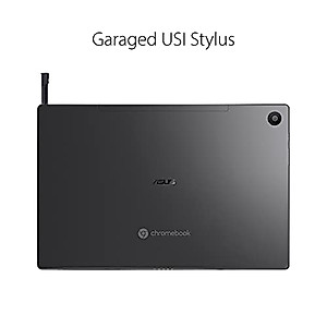 ASUS Chromebook Detachable CM3, 10.5" Touchscreen WUXGA 16:10 Display, MediaTek 8183 Processor 64GB Storage, 4GB RAM, Garaged USI Stylus, Chrome OS, Aluminum, Mineral Gray, CM3000DVA-DS44T-S