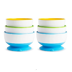 Munchkin Stay Put Suction Bowl, 3 Count, 2 Pack