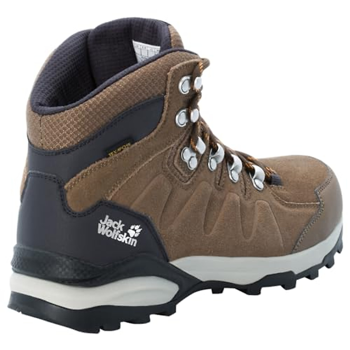 Jack Wolfskin Women's 4050871 Hiking Shoe, Brown/Apricot, 8