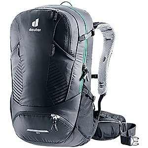 DEUTER Unisex – Adult's Trans Alpine 30 Bicycle Backpack, Black, 30 l