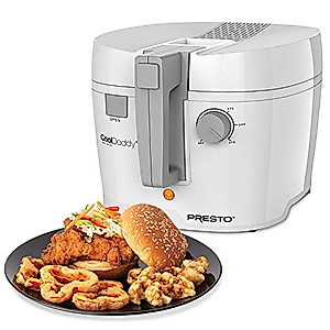 Presto 05443 CoolDaddy Cool-touch Deep Fryer - White