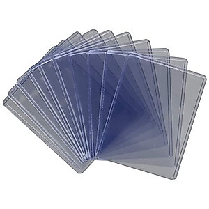BCW 138 PT. Thick Card Topload Holder - Pack of 50 | Durable Rigid PVC Toploader | Toploaders for Memorabilia, Jersey, Patch, and Relic Cards | Ideal for Collectors and Hobbyists