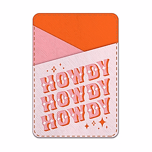 Studio Oh! Howdy Partner Phone Wallet, Stick-On Wallet for Phone Case