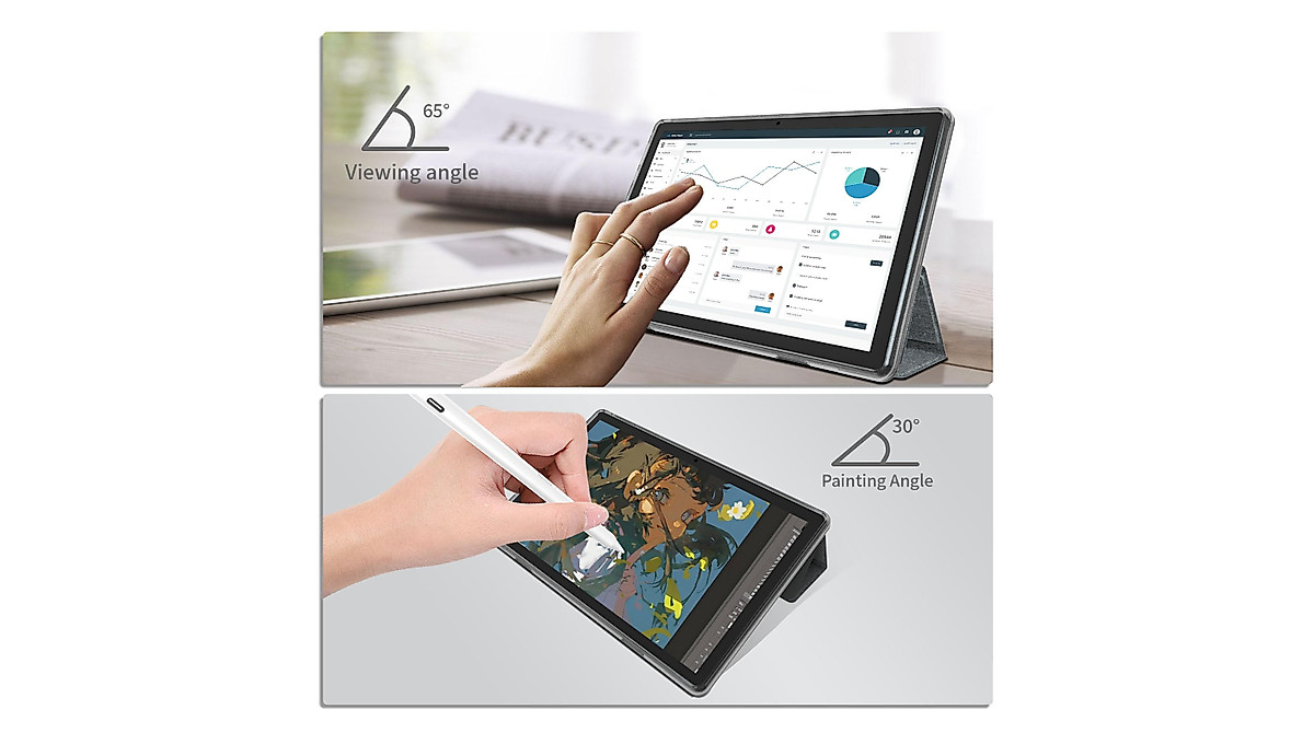 Android 11 Tablet 10-inch with Dual Stereo Speakers