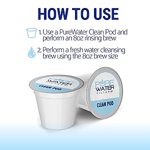 45-Pack Rinse & Clean Pods Compatible with Keurig K-Cup Single-Serve Coffee Brewers - Made in USA - Including Classic/1.0 & 2.0 K-Cup, 15 Count (Pack of 3)