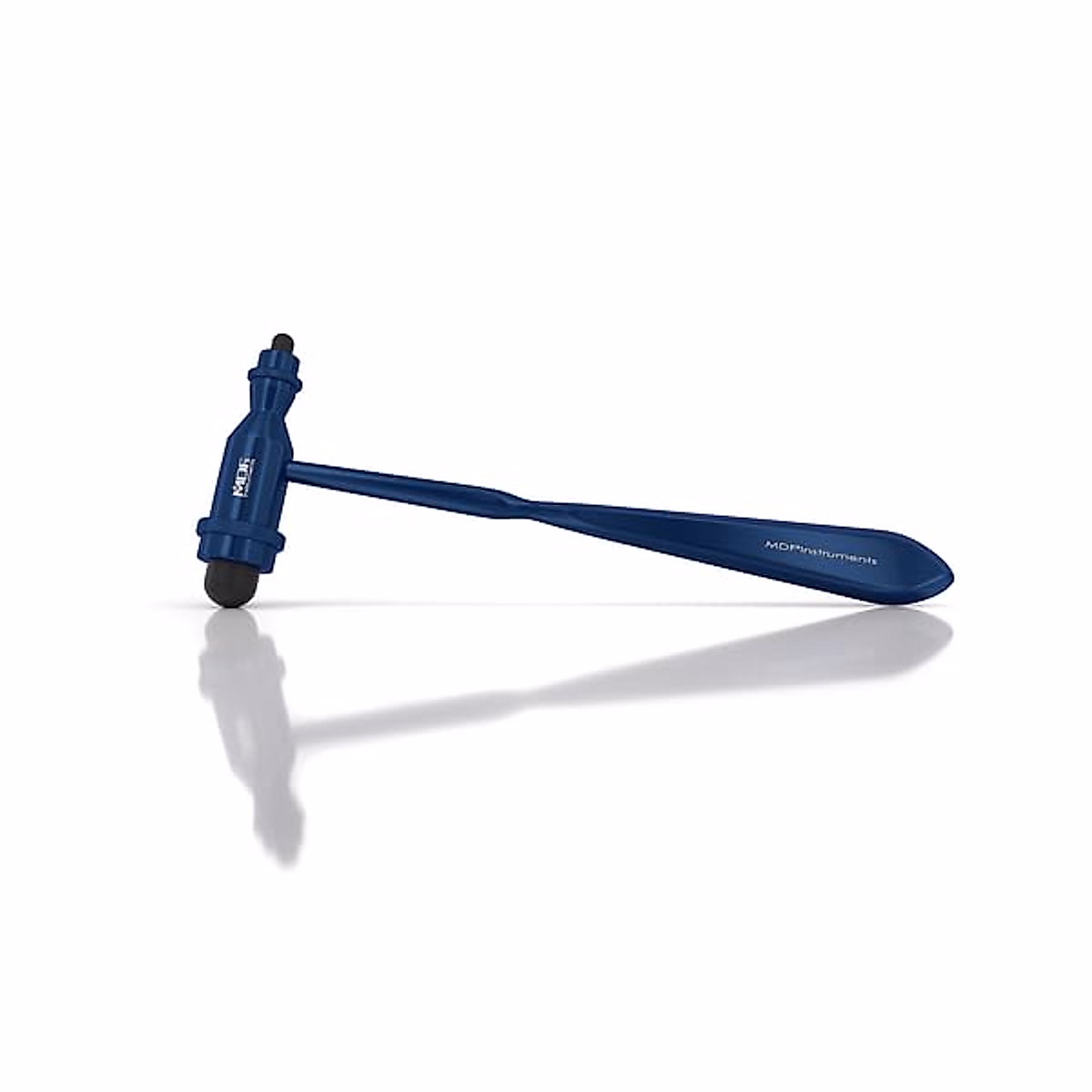 MDF Instruments, Tromner Neurological Reflex Hammer with Pointed Tip Handle for Cutaneous and Superficial Responses - Free-Parts-for-Life (MDF555CD11) (Capridium Blue)