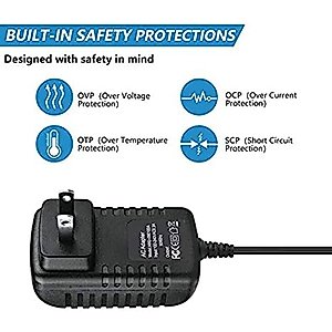Marg AC/DC Adapter for VTech Dect 6.0 Cordless Phone Main Base DS6151 DS6101 DS6511 DS6641 DS6670 DS6671 DS6751 DS6421 DS6472 DS6401 DS6501 DS6101 (NOT fit Extra handset Cradle.)