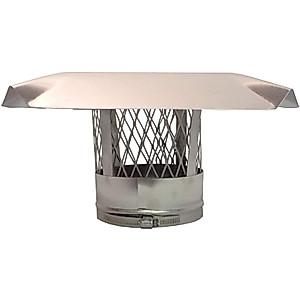 Rockford Chimney Supply 316 Stainless Steel Flexible Chimney Liner Insert Kit, 6 Inch x 25 Feet