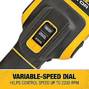 DEWALT 20V MAX* XR Cordless Polisher Kit, Rotary, Variable Speed, 7-Inch, 180 mm (DCM849P2)