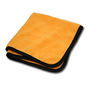 bbnmore Professional Grade Premium Microfiber Towels, Gold (16 in. x 16 in.) (Pack of 6)