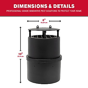 Catchmaster Oasis Ovi-Mini Mosquito Trap 4Pk, Home Outdoor Mosquito Control, Mosquito Killer Outdoor, Pet Safe Backyard Insect Killer, Glue Board Bug Catcher, Pool, Patio, Shed & Garden Pest Control