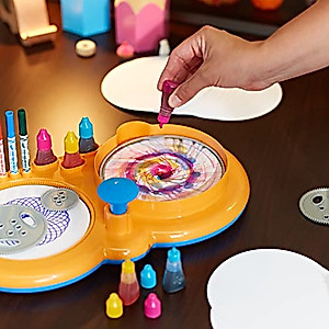 Crayola Spin & Spiral Art Station Deluxe, DIY Crafts, Toys for Boys & Girls, Gift, Ages 5, 6, 7, 8