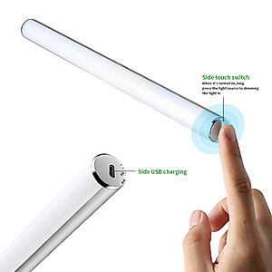 Shineslay LED Mirror Lights, USB Portable Vanity Lights, Touch Control Rechargeable Cordless Makeup Light for Mirror for Makeup Closet Bedroom Bathroom