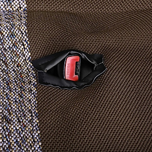 Leader Accessories Saddle Blanket Brown Bench Seat Cover Fits for Ford Chevrolet Dodge Full Size Pickup Trucks