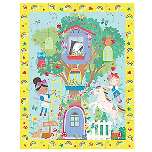 Floss & Rock Rainbow Fairy Magnetic Multi Doodle, Colour, Puzzle and Play Kids Multi Games