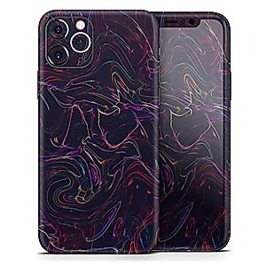 Design Skinz Liquid Abstract Paint Remix V26 - DesignSkinz Protective Vinyl Decal Wrap Skin Cover Compatible with The Apple iPhone 7 (Full-Body, Screen Trim & Back Glass Skin)