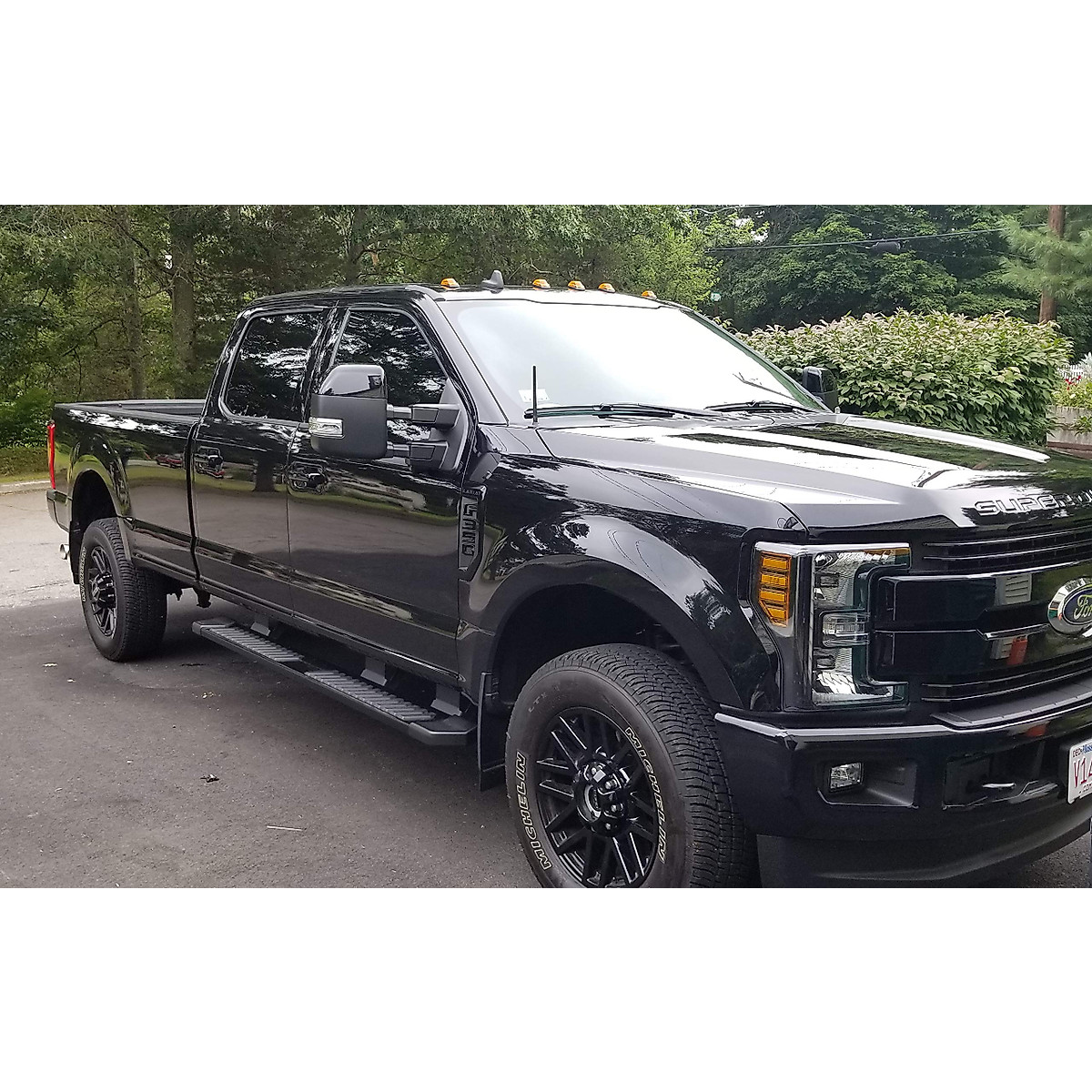 AntennaMastsRus - The Original 6 3/4 Inch is Compatible with Ford F-350 Super Duty (2017-2024) - Car Wash Proof Short Rubber Antenna - Internal Copper Coil - Premium Reception - German Engineered