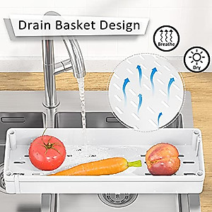 NOTHEIA Slim Storage Cart 3-Tier, Bathroom Organization Slide Out Cart, Laundry Organization and Storage Utility Cart, Snack Cart with Wheels Thin Space Solutions, White