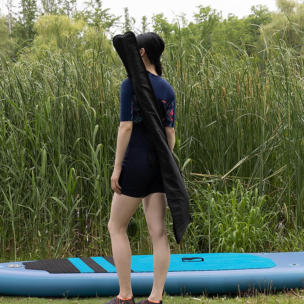 HEYTUR Durable Kayak Paddle Bag for 2-Piece Adjustable Kayak Paddles (2-Piece 51in)