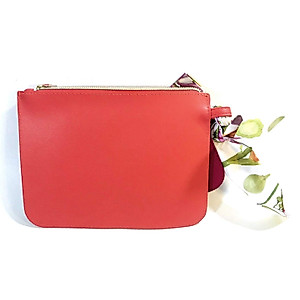 Estee Lauder Cosmetics Makeup Travel Bag (Amba Living x Estee Lauder ≈ Coral & Fuchsia 2 Pc Set)
