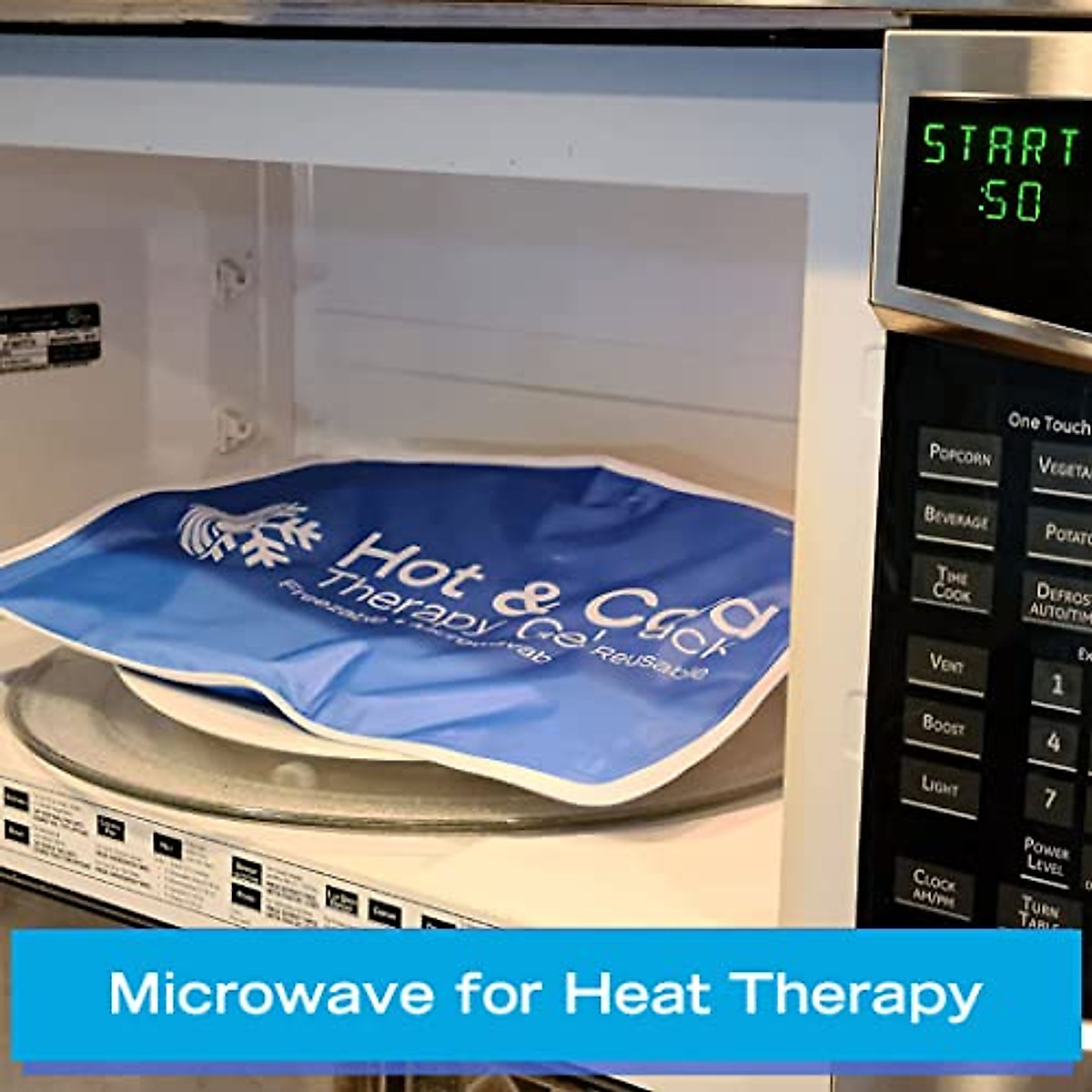 Roscoe Medical Gel Ice Packs Reusable and Cold Packs for Injuries Reusable, Shoulder Ice Pack, Knee Ice Pack, Hot and Cold Pack, Ice Pack for Back, 11 x 14 Inches, Large Ice Pack