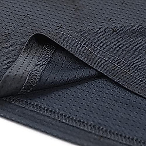 Maiyifu-GJ Men's Camo Printed Athletic T-Shirt Breathable Workout Short Sleeve Shirts Quick Dry Lightweight Comfy Gym Tees (Black,Medium)