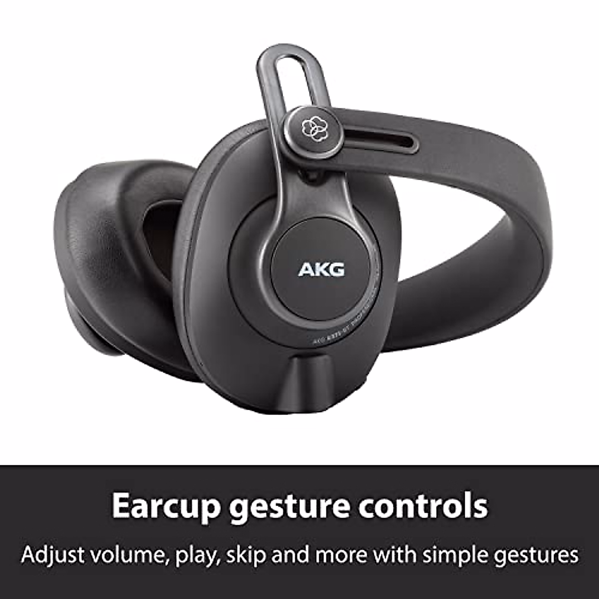 AKG Pro Audio K371BT Bluetooth Over-Ear, Closed-Back, Foldable Studio Headphones