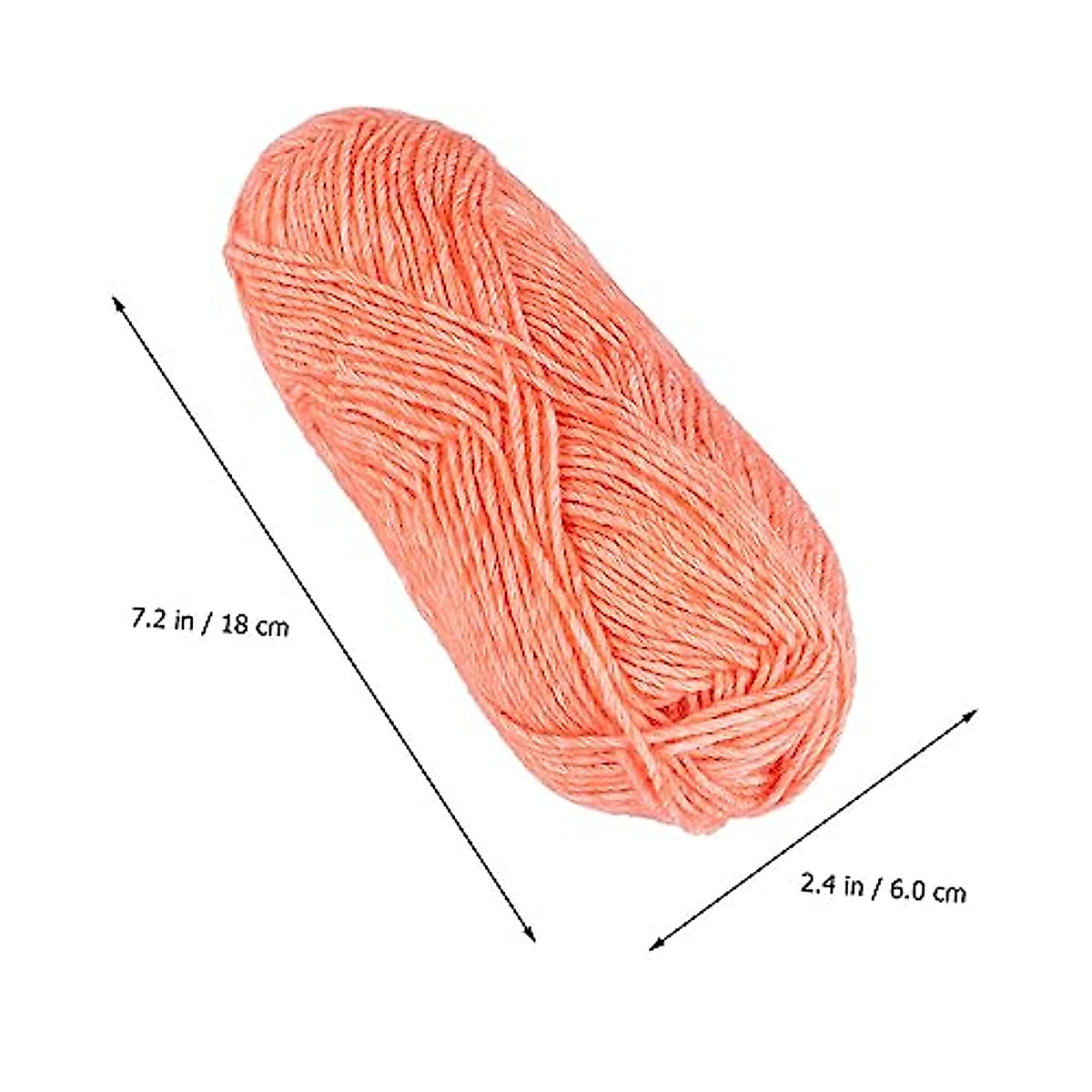 Zerodeko Cotton Craft Yarn Cotton Crochet Yarn Knitting Set Knitting Supplies Accessories Yarn Set Cotton Rope for Scarf DIY Cotton Thread Cotton Rope for Handmade Crafts Soft Yarn Loom