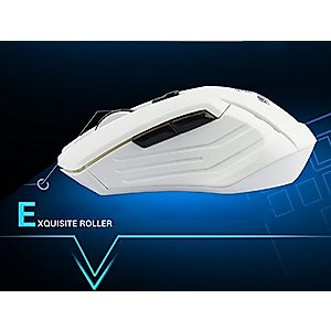 UniFire V60 Waterproof 2.4G Wireless Gaming Keyboard with Mouse DPI Control For DESKTOP PC Laptop Wireless Keyboard Mouse Combos (white)