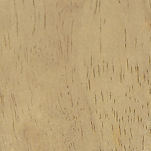 HomePop Channel Storage Ottoman with Wood Top - Cream Boucle