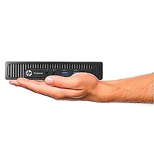 HP Elite 600 G1 Micro Desktop Computer Ultra Small Tiny PC (Intel Core i3-4160T, 4GB Ram, 320GB HDD, WiFi)- (Renewed)