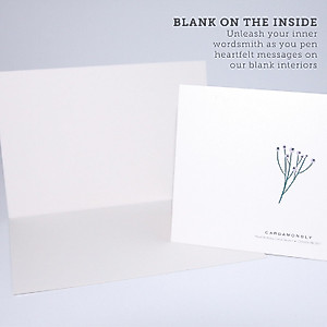 CARDAMONOLY Floral Birthday Cards for Women - 24 Vibrant Designs for Happy Birthday Card - 6 Designs with Round Stickers and Matching Kraft Envelopes - Birthday Cards Bulk Sized 6 x 4