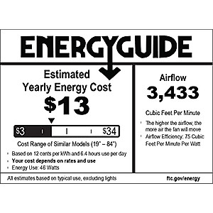 Hunter Fan Company, 54151, 52 inch Loki Fresh White Ceiling Fan with LED Light Kit and Pull Chain