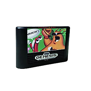 Royal Retro ToeJam & Earl - USA Label Flashkit MD Electroless Gold PCB Card for Sega Genesis Megadrive Video Game Console (NTSC-U)
