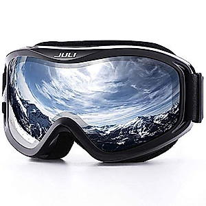 JULI Eyewear MAXJULI Ski Goggles,Snow Snowboard Goggles for Men Women Kids Snowmobile Skiing Skating