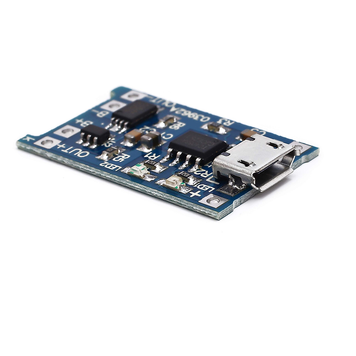 Songhe TP4056 Charging Board Module Micro USB 5V 1A 18650 Li-ion Lithium Battery Charger Module with Protection Dual Functions (10PCS)