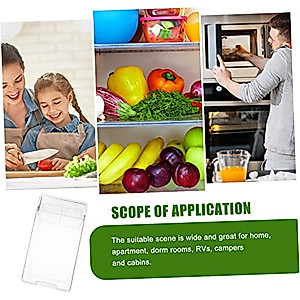 Cabilock Rolling Beverage Storage Box Water Bottle Dispenser Clear Container Clear Container with Lid Clear Soda Can Organizer Bottle Storage Holder Rack Stackable Can Rack Organizer Drinks