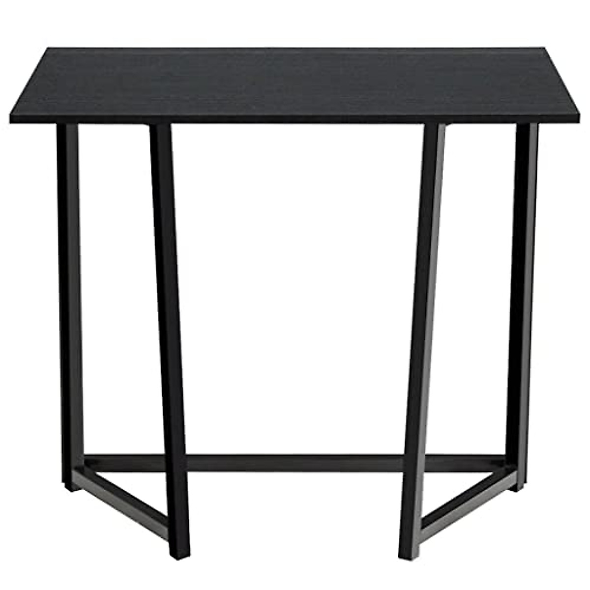 CZDYUF Foldable Metal Frame Computer Desk Home Office Laptop Desk Desk Study Desk Black