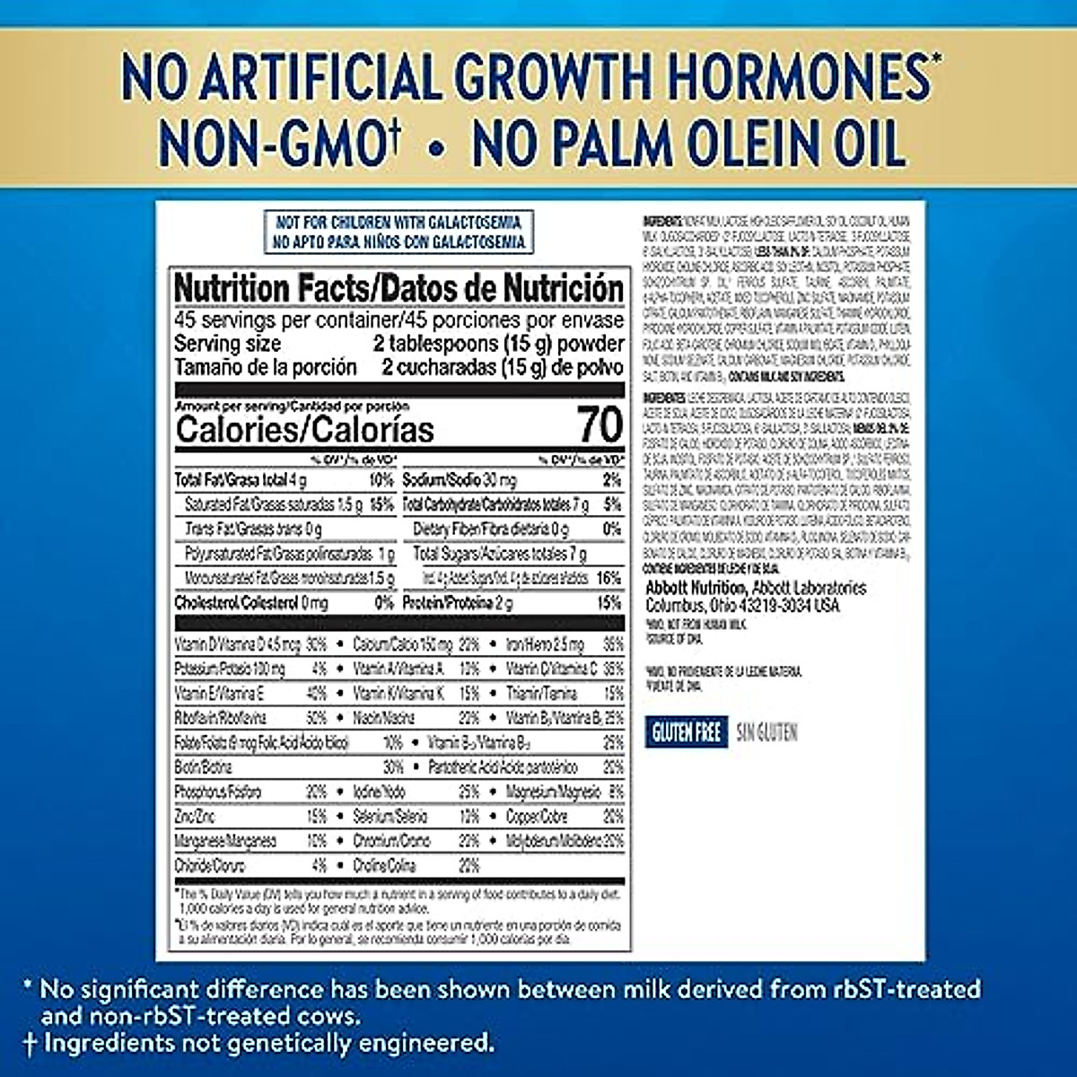 Go & Grow 360 Total Care by Similac Toddler Nutritional Drink With 5 HMOs, Powder, 24-oz Can