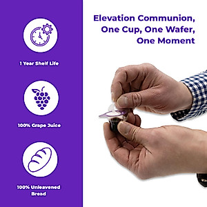 Kingdom Prefilled Communion Cups with Wafers - 30 Count