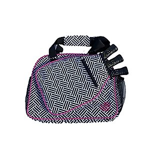 Pickleball - "Unrivaled" - Designer Women's Premium Side-Pocket Duffle Bag | Made Exclusively For Pickleball! | Includes a fitted a "paddle case" specifically designed to store and protect your pickleball paddles.