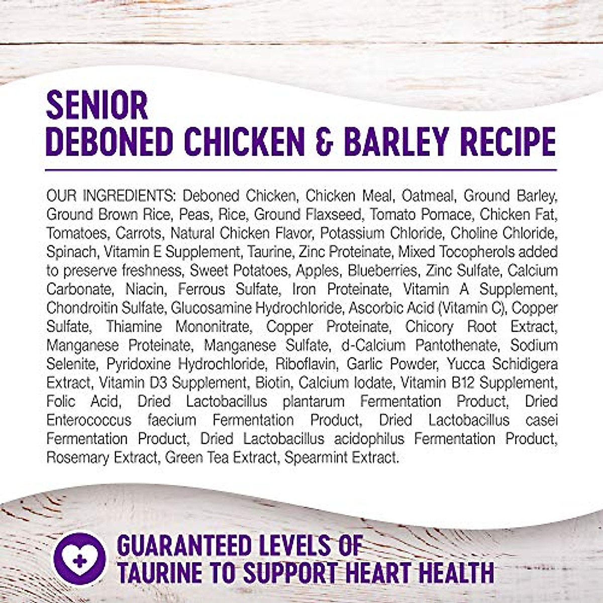 Wellness Complete Health Senior Dry Dog Food with Grains, Natural Ingredients, Made in USA with Real Meat, All Breeds (Chicken & Barley, 30-Pound Bag)