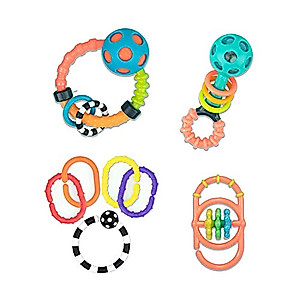 Sassy My First Toys Sensory Toy Gift Set for Ages 0+ Months