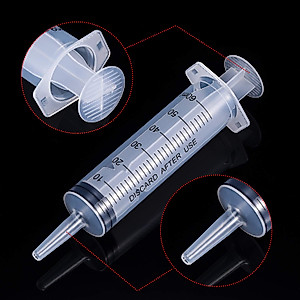 Frienda Large Plastic Syringe 4 Pack Measuring Syringe Tools Dispensing Multiple Uses (20 ml and 60 ml)