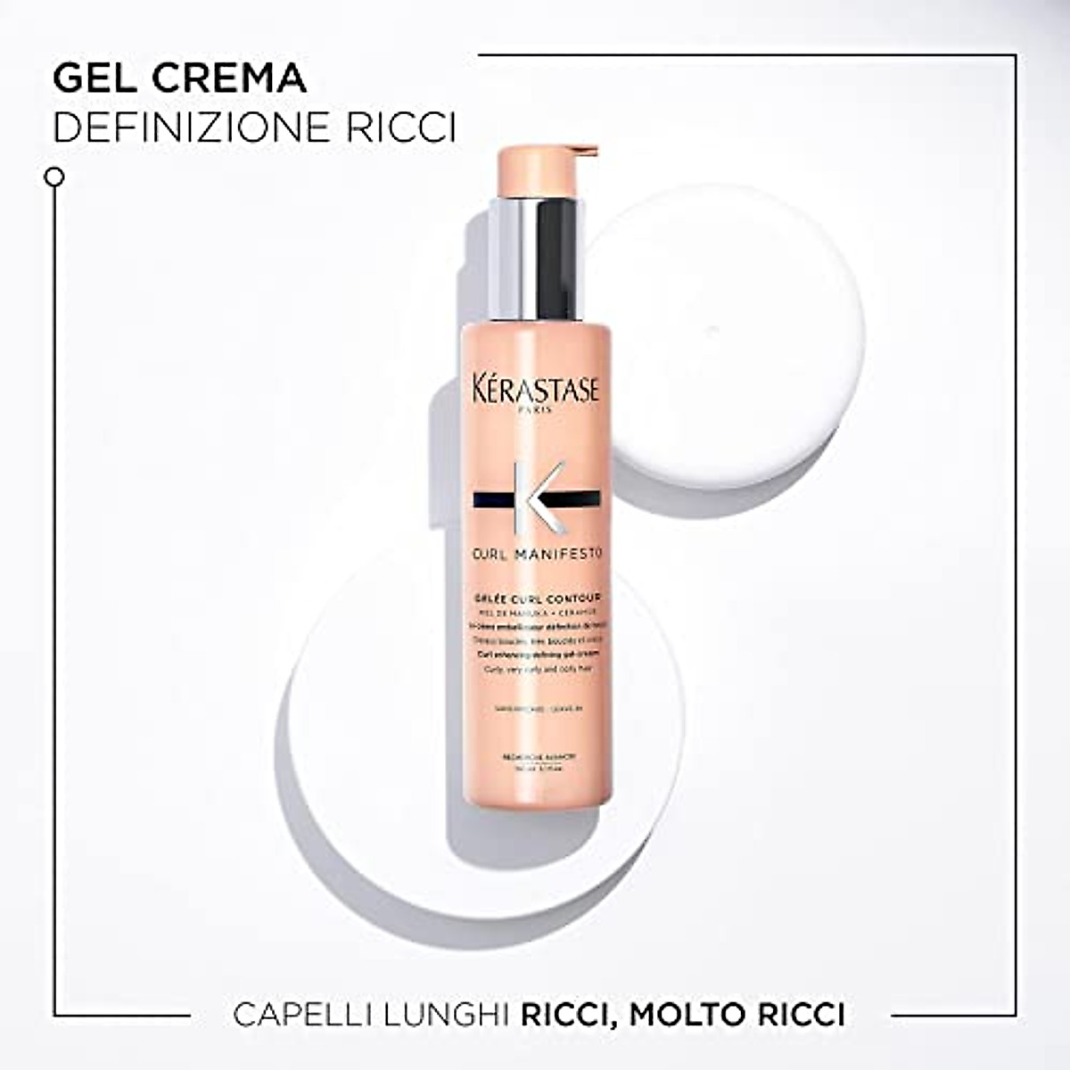 KERASTASE Curl Manifesto Gelee Curl Contour Hair Serum | Enhances Curl Definition Without Crunch | Anti-Frizz | With Shea Butter | For All Wavy, Curly, Very Curly & Coily Hair | 5.1 Fl Oz