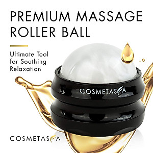 Cosmetasa Massage Roller Ball- Soothes Back, Shoulder, and Foot. Self, Relaxing, Massage Therapy Tool for Sore, Tired Muscles