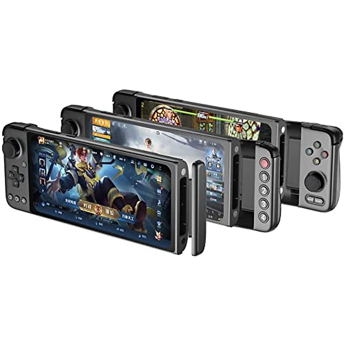 GPD XP 6.81 Inches Modularity Design Handheld Gaming Console 2400X 1080 Resolution Touchscreen Android 11 Portable Video Game Player CPU MediaTek Helio G95,8 Core,6GB RAM/128GB Storage