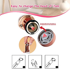 Flawless replacement heads, Women Facial Hair Remover Replacement Heads Generation 2 for Finishing Touch Flawless Facial Hair Removal Tool for Face, Double Halo Painless and Smooth