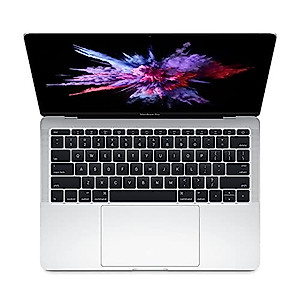 Apple 2017 MacBook Pro with 2.5GHz Intel Core i7 (13 inch, 8GB RAM, 128GB SSD ) Silver (Renewed)